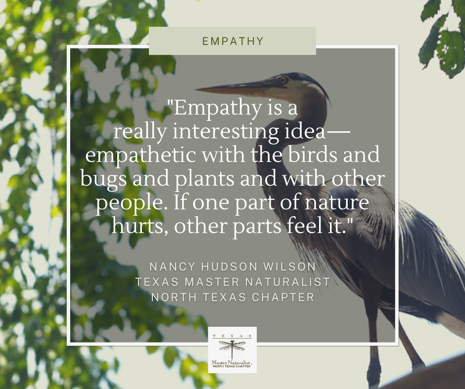Empathy_HudsonWilson | North Texas Master Naturalist